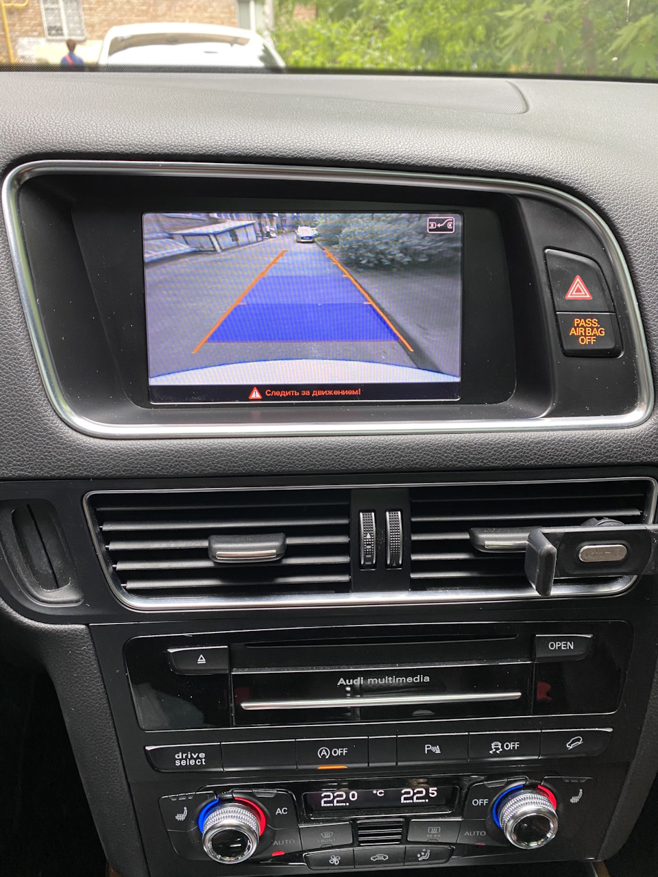 Камера заднего вида — Done. — Audi Q5 (1G), 3 л, 2013 года | аксессуары ...