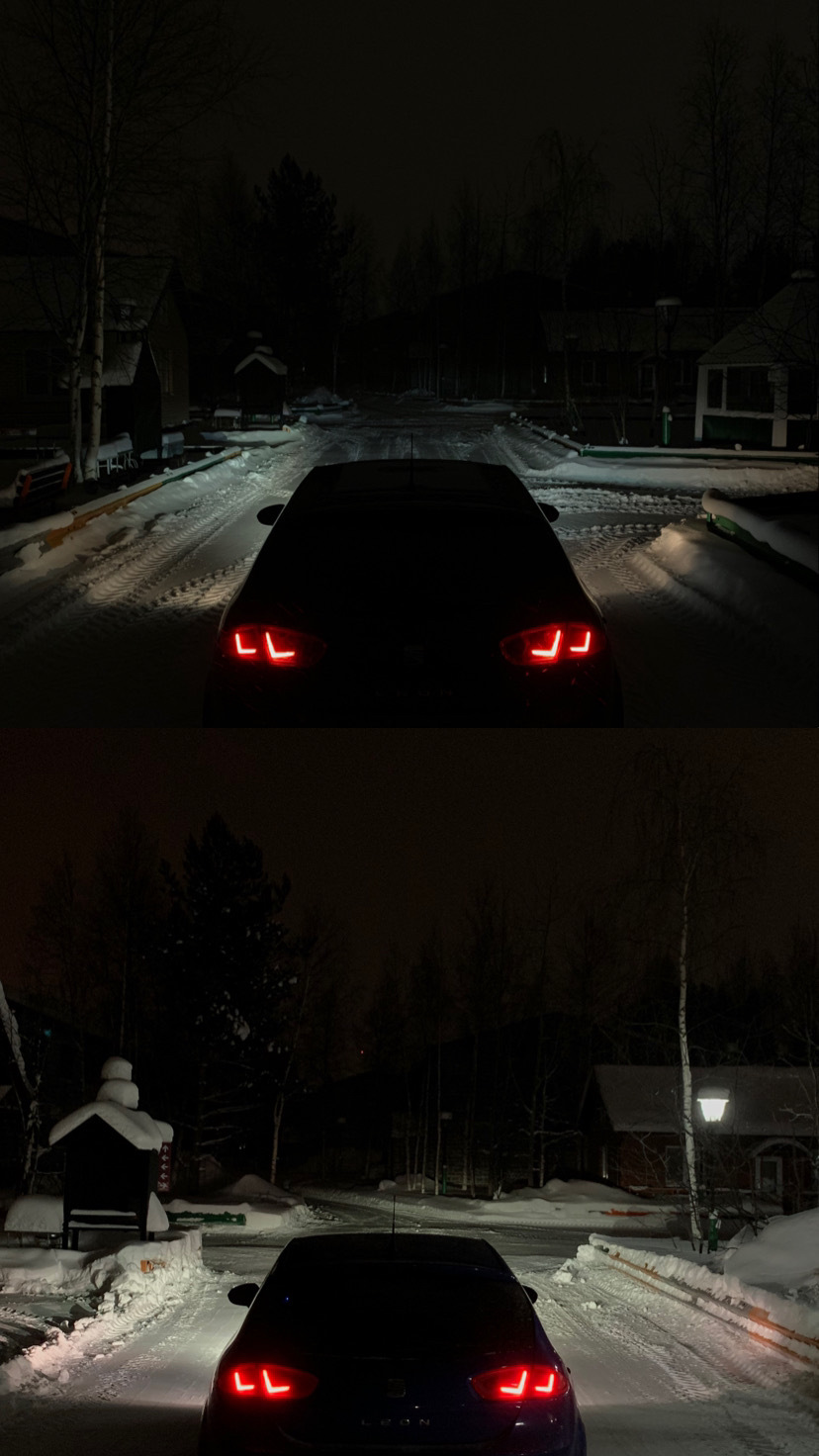 Временное решение по свету — SEAT Leon (Mk II), 1,4 л, 2012 года ...