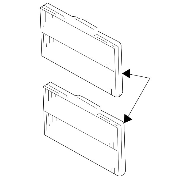 9586167D00 Фильтр, воздух во внутренном пространстве SUZUKI | Запчасти ...