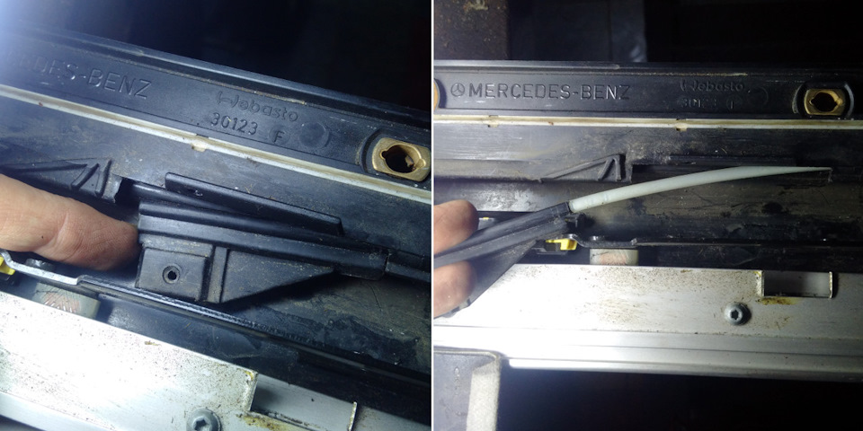 Попытка ремонта люка и … замена люка — Mercedes-Benz E-Class (W210), 2 ...
