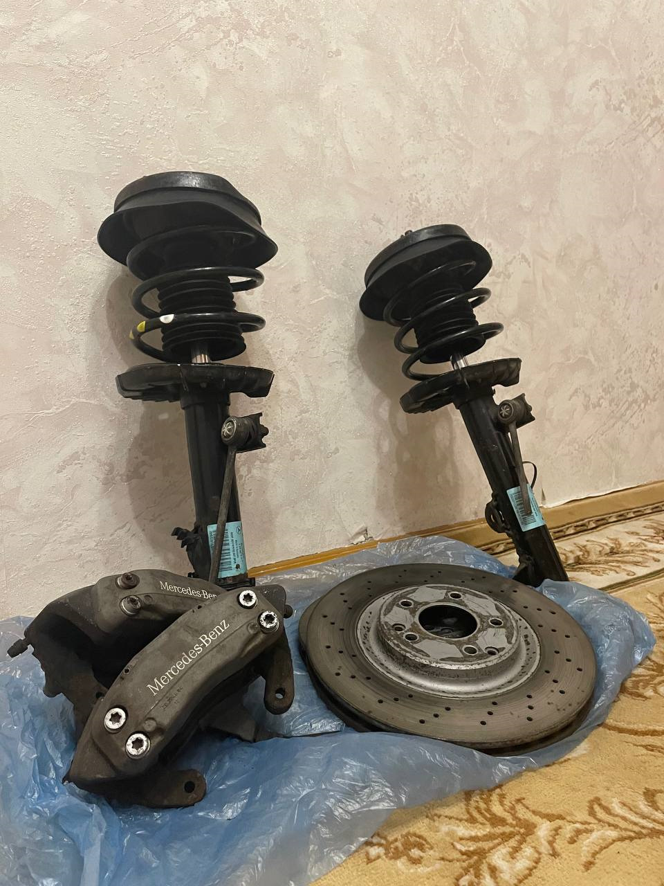 Тормоза 330mm 4pot w203/w209. Спорт стойки w209. — Mercedes-Benz CLK ...