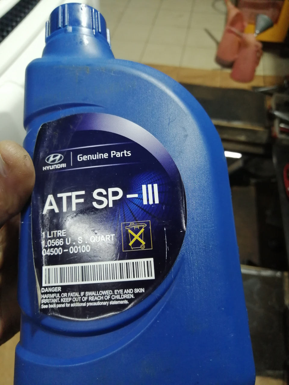 0450000100 МАСЛО ТРАНСМИССИОННОЕ МИНЕРАЛЬНОЕ, МАРКИ "ATF SP III" KIA ...