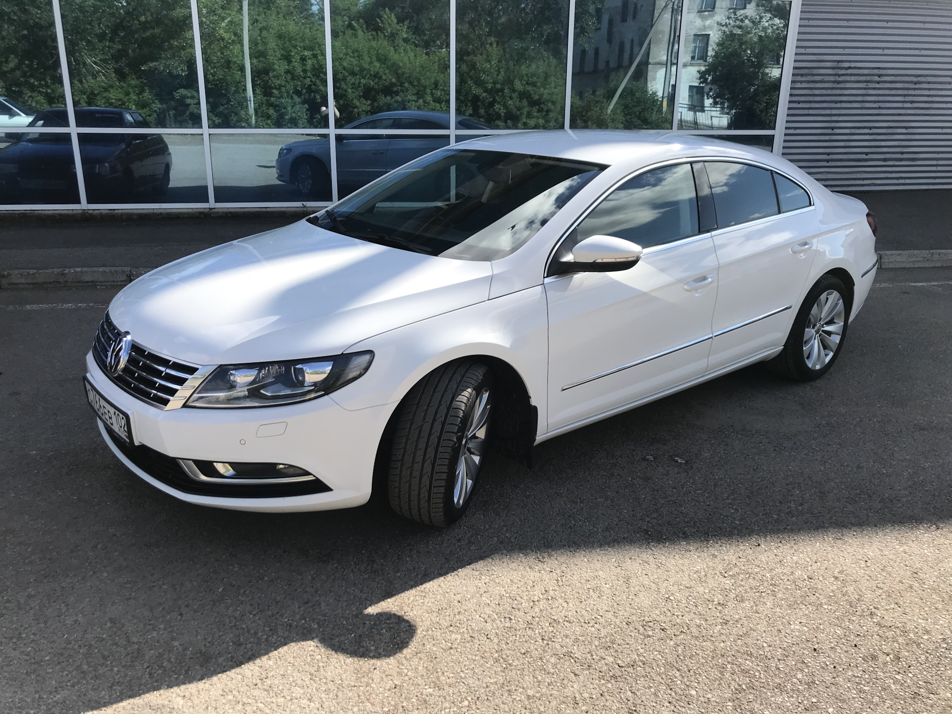 Помылись, высушились))) снял задние брызговики)) — Volkswagen Passat CC ...