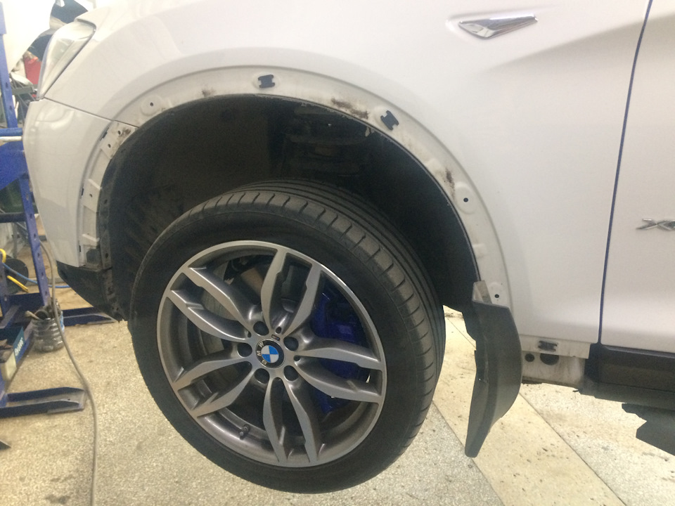 Установка М-обвеса. — BMW X3 (F25), 3 л, 2014 года | стайлинг | DRIVE2