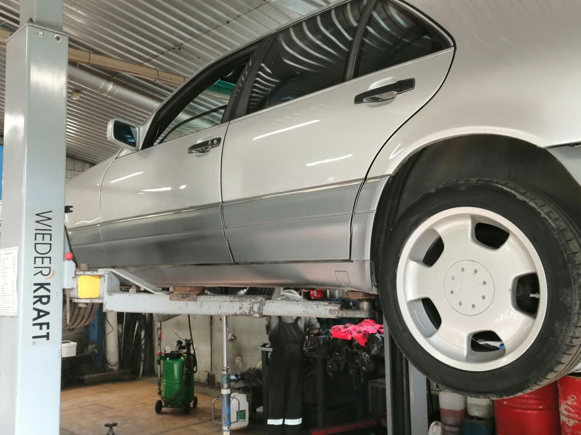 Замена подушки Акпп — Mercedes-Benz S-Class (W140), 3,2 л, 1994 года ...