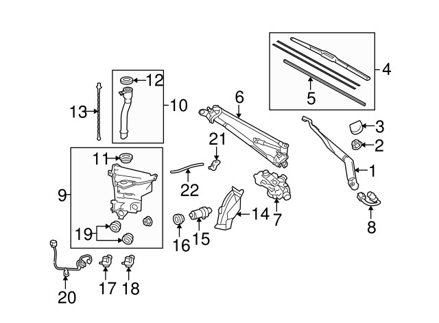 8533060180 МОТОРЧИК ОМЫВАТЕЛЯ ЗАДНЕГО СТЕКЛА TOYOTA 4RUNNER (02-13 ...
