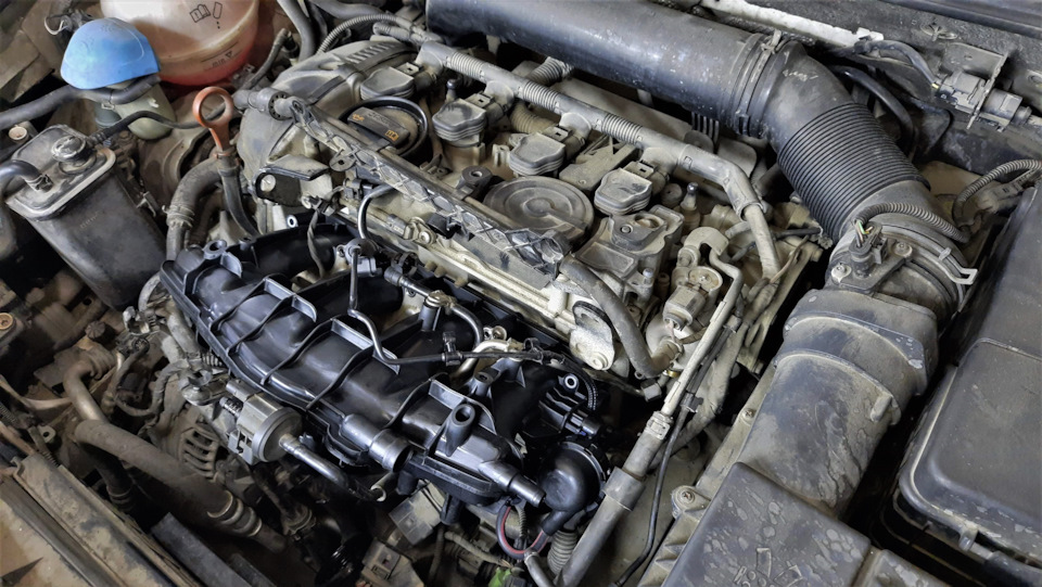 39. Борьба с ошибкой P2015. Часть 2 — замена впускного коллектора ...