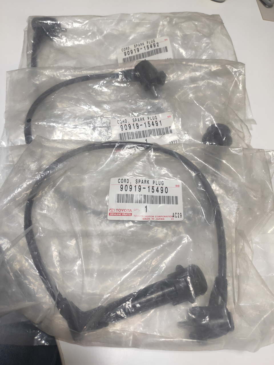 9091915490 Провод высоковольтный Toyota 1JZ-GE №3 TOYOTA LEXUS ...