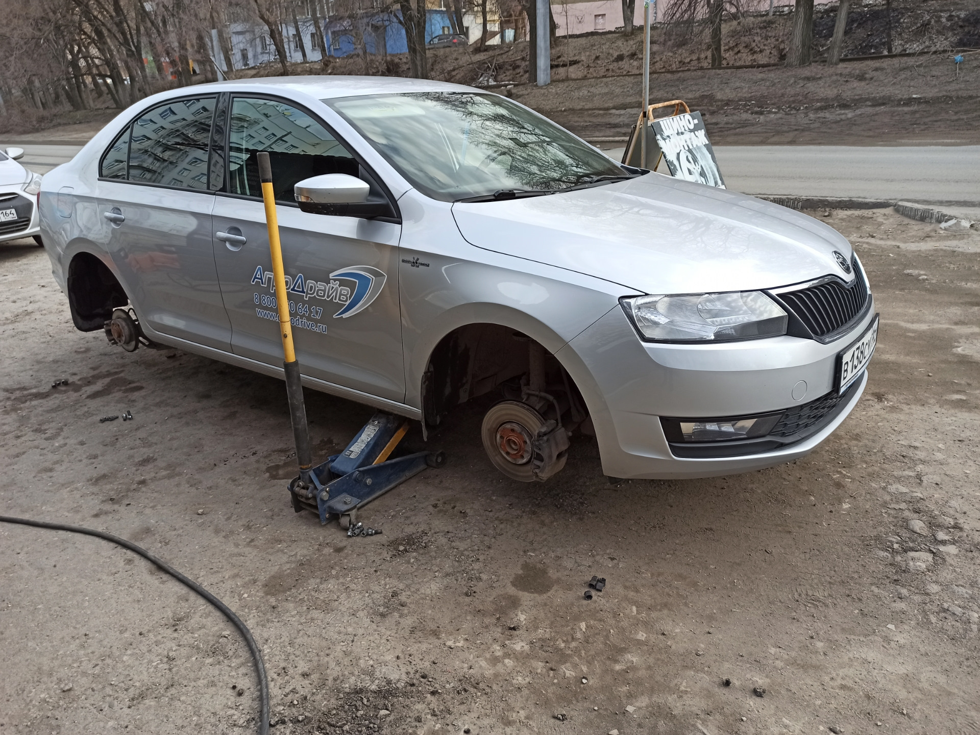 Лето 205/55 R16 — Skoda Rapid (1G), 1,4 л, 2019 года | шины | DRIVE2