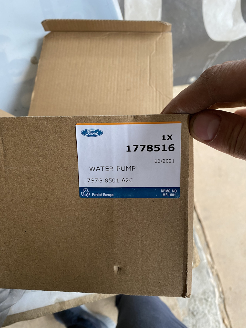 1768172 ВОД. НАСОС Ford | Запчасти на DRIVE2