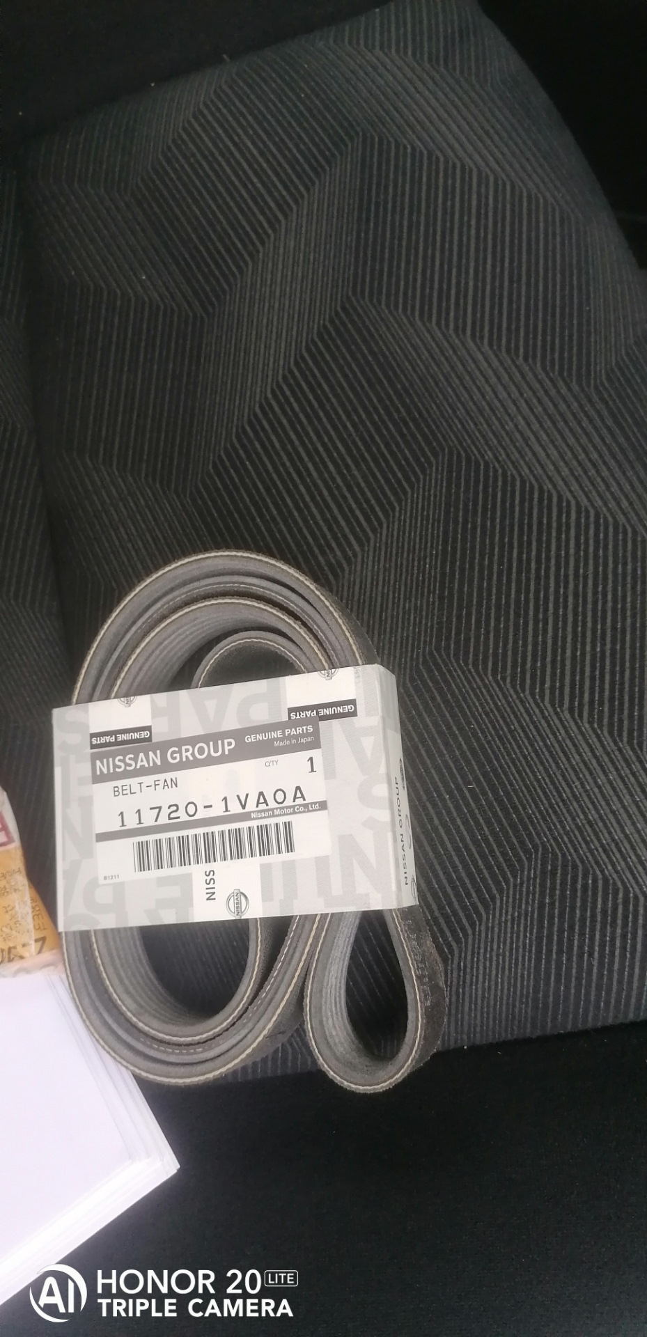 117201VA0A Поликлиновой ремень NISSAN INFINITI | Запчасти на DRIVE2