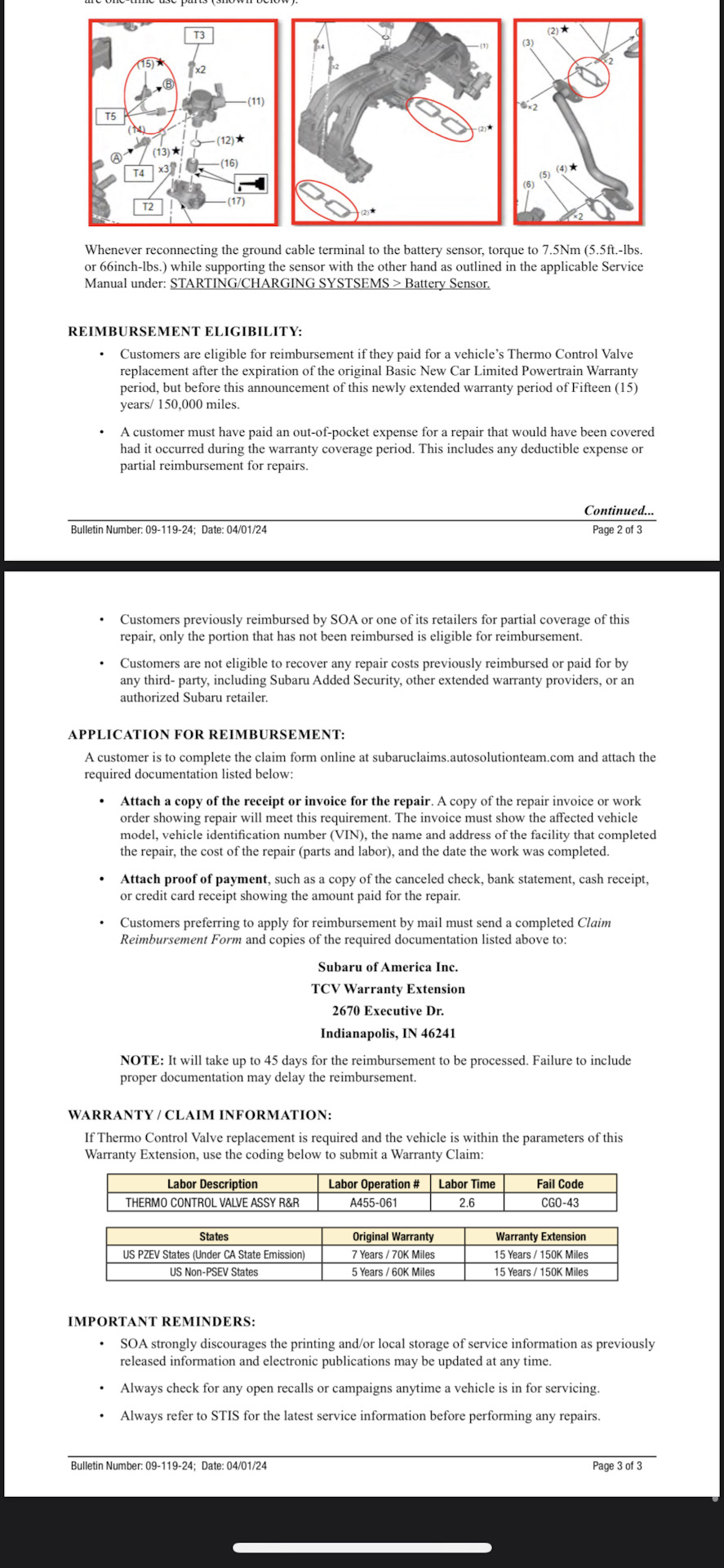 Термостат. Хорошо там, где нас нет. — Subaru Forester (SK), 2,5 л, 2021 ...