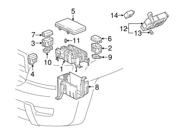 8198050030 Реле поворотов TOYOTA LEXUS | Запчасти на DRIVE2