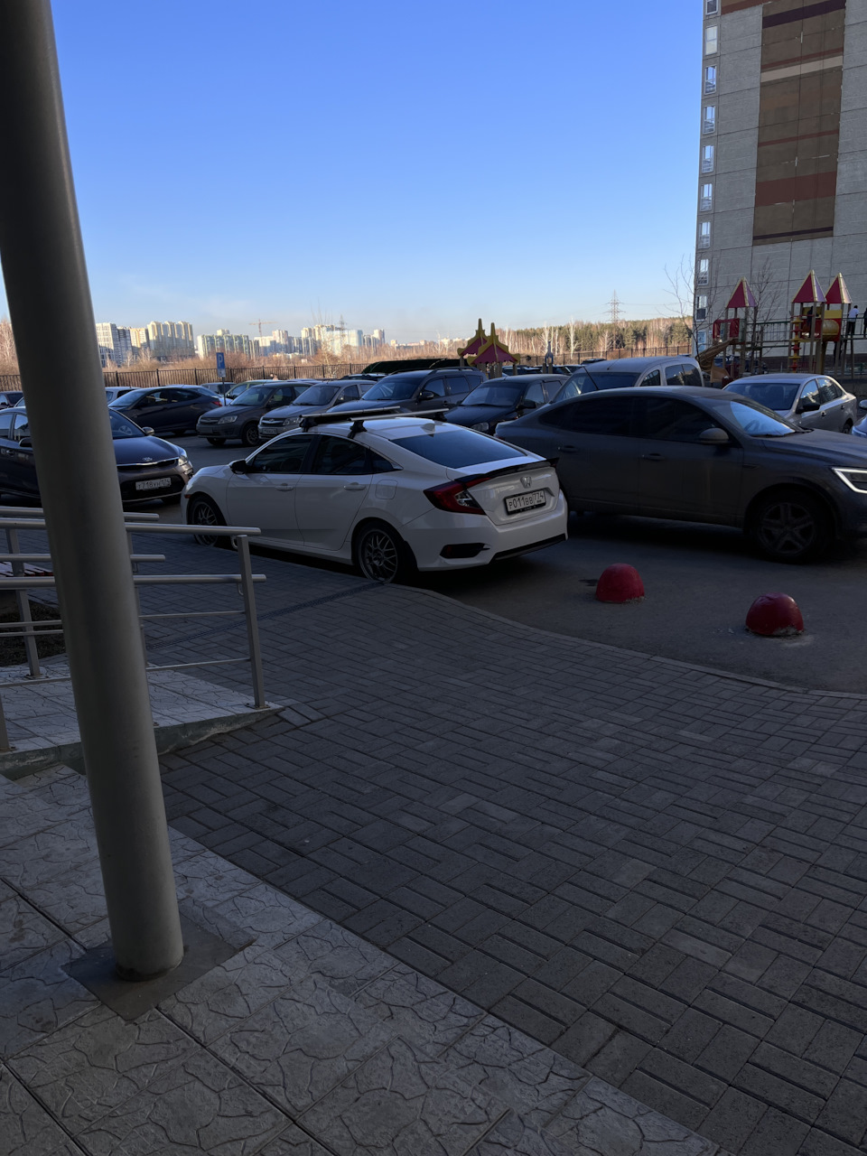 Спойлер дактейл — Honda Civic 4D (10G), 1,5 л, 2017 года | стайлинг ...