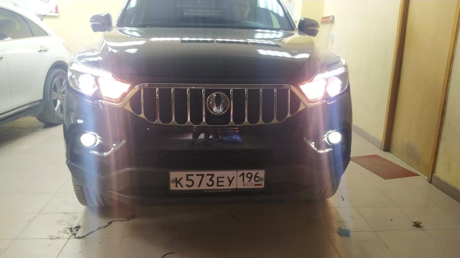 ПТФ лед 42 Вт — SsangYong Rexton Sports, 2,2 л, 2018 года | тюнинг | DRIVE2