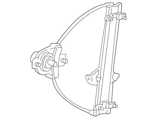 8240425010 Механизм стеклоподъемника двери передней правой KIA HYUNDAI ...