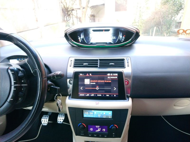 Cirocco digital panel on C4 I — Citroen C4 VTS, 2 л, 2008 года | тюнинг ...