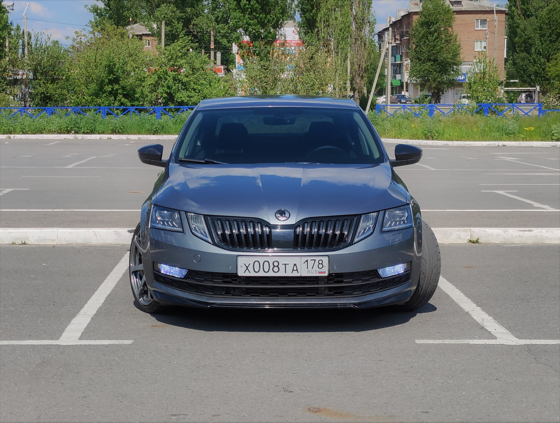 Летний сетап. Bil B8/B6-H&R & AVS T7 19'' — Skoda Octavia A7 Mk3, 1,8 л ...
