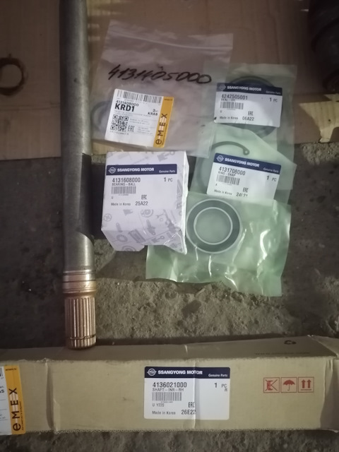 4242505001 Сальник полуоси задний SSANG YONG | Запчасти на DRIVE2