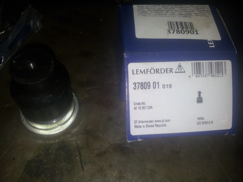 3780901 Шаровая опора LEMFORDER | Запчасти на DRIVE2