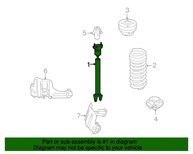 A1643201631 АМОРТИЗАТОР W164/X164 ЗАД Mercedes | Запчасти на DRIVE2