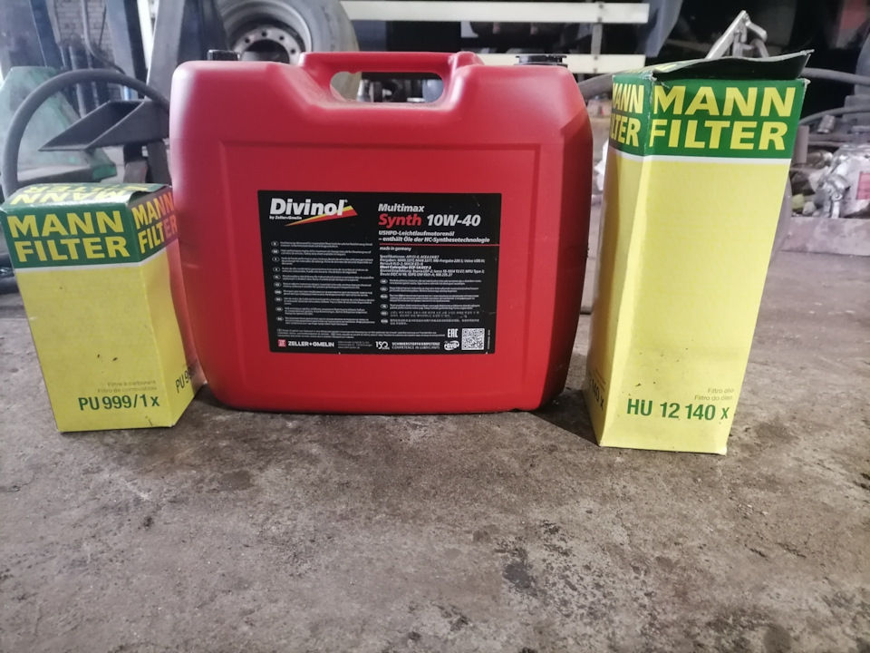 Замена масла — Mercedes-Benz Actros, 9,9 л, 2007 года | плановое ТО ...