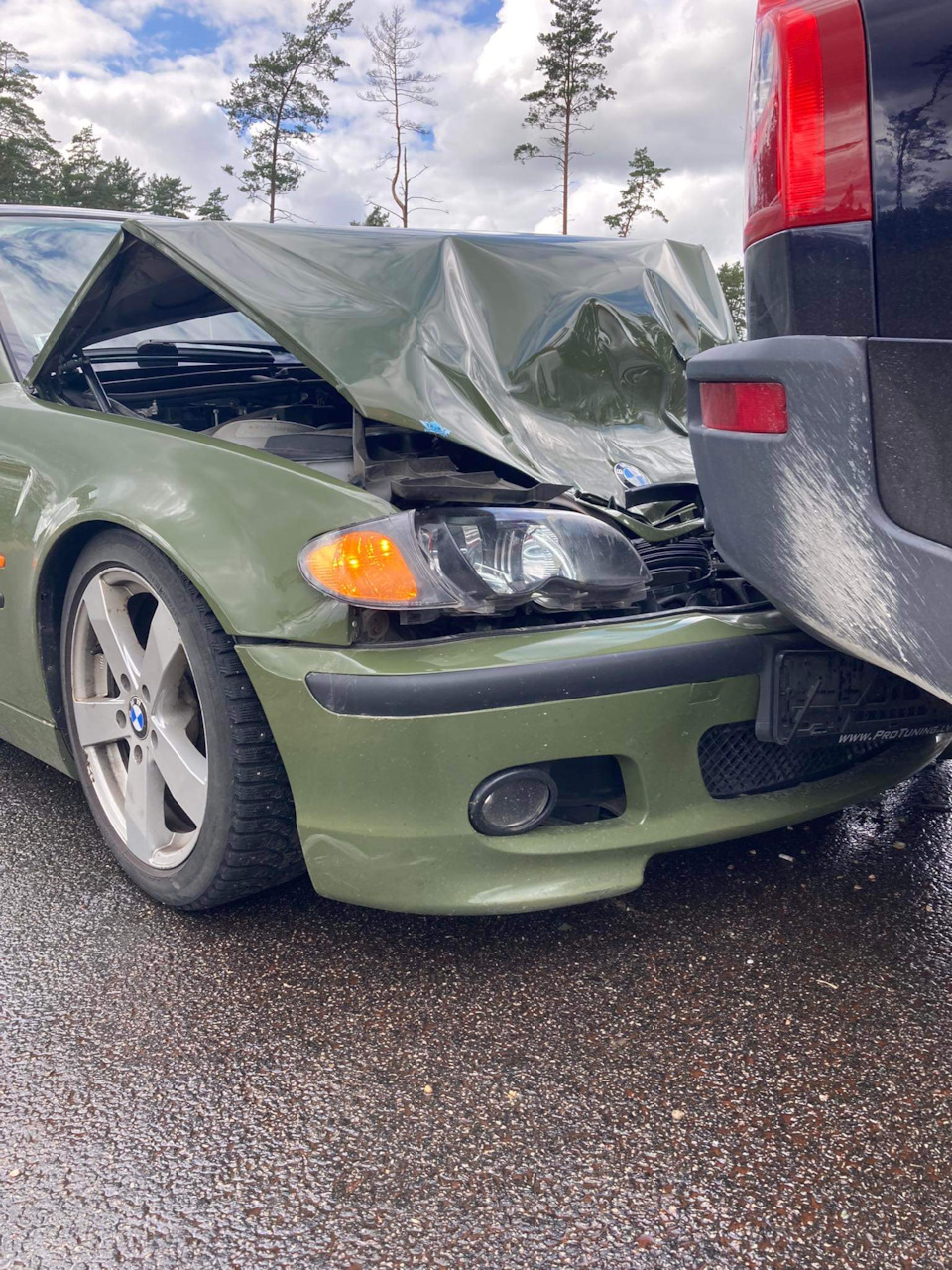 Разбили компакт — BMW 3 series Compact (E46/5), 1,8 л, 2004 года | ДТП ...