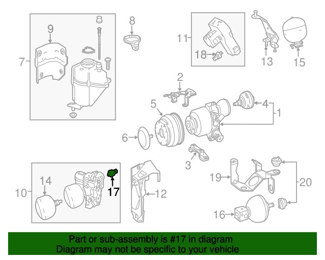 A0009050901 Датчик давления гидроблока пневмоподвеск Mercedes ...