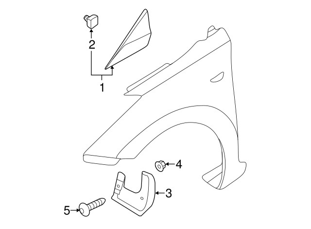 868323X000 Брызговик KIA HYUNDAI | Запчасти на DRIVE2