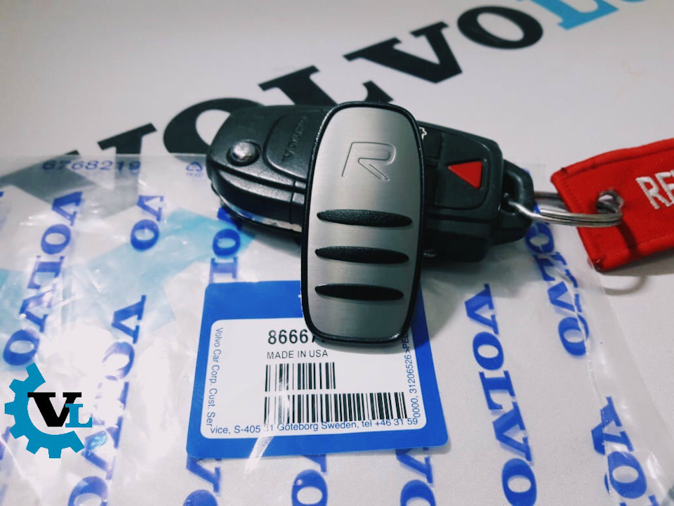 Сделай свой ключ особенным — поставь крышку R-DESIGN — VOLVOLUX на DRIVE2