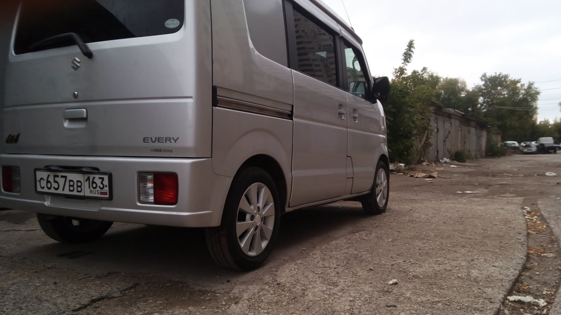 Я так хочу, что бы лето не кончалось…) — Suzuki Every (DA64), 0,6 л, 2008 года | шины | DRIVE2