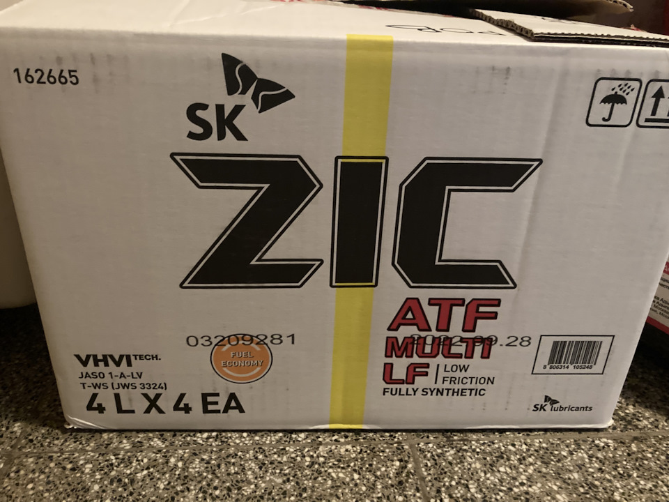 Вторая частичная замена АТФ и масляное ТО — Skoda Octavia A7 Mk3, 1,6 л ...