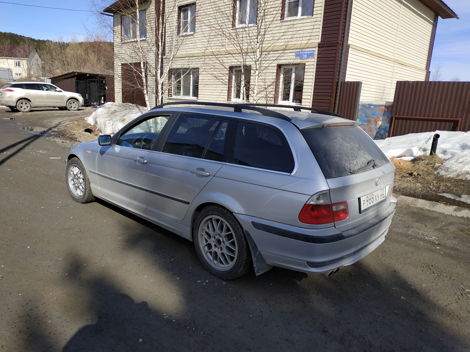 Летний комплек bbs rx 204 — BMW 3 series Touring (E46), 3 л, 2001 года ...