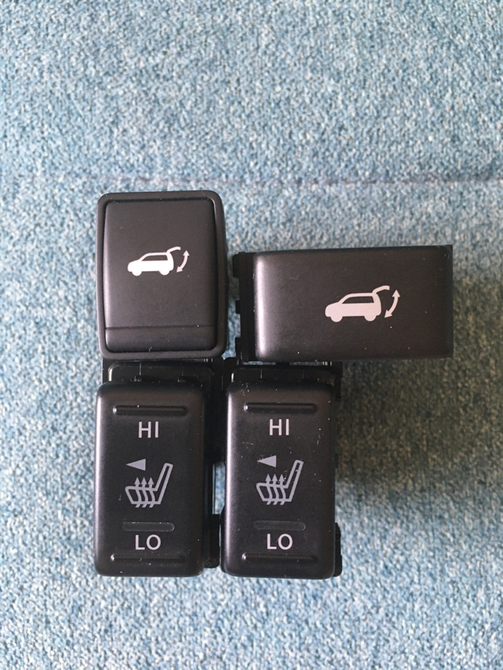 Копки обогрева и открывания багажника на Nissan X-Trail III (t32 ...