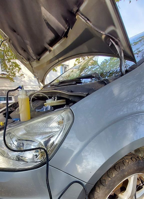 Переход на 316-е тормоза от Volvo XC90 — Ford S-Max (1G), 2 л, 2008 ...