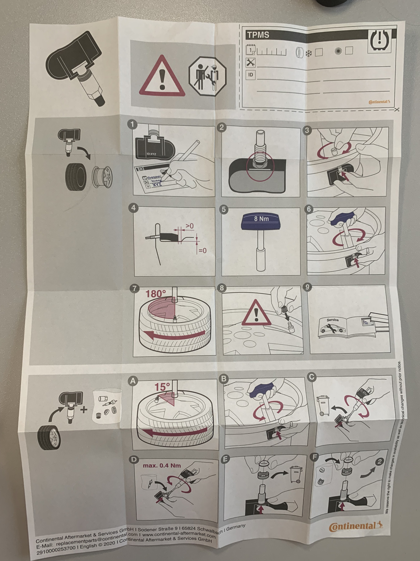 Улучшаем комплектацию. Установка TPMS — Volvo C30, 2,4 л, 2007 года ...