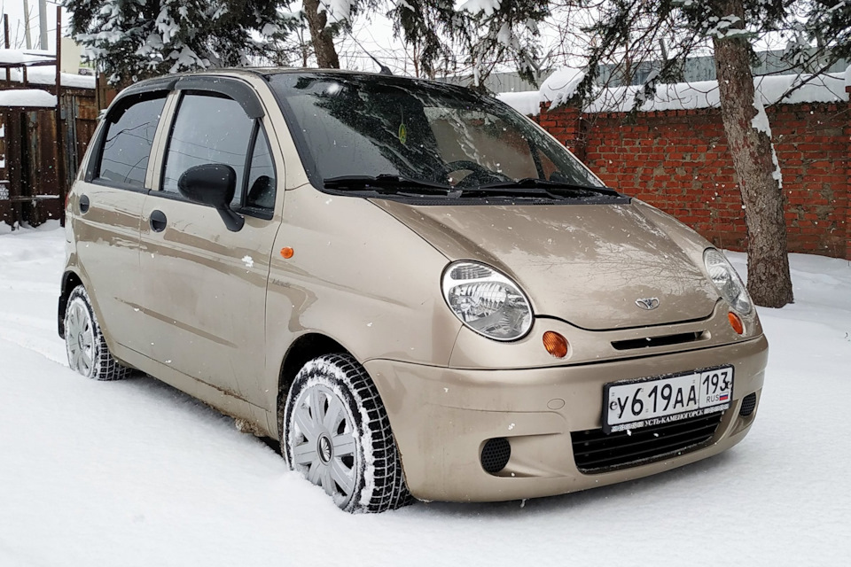 Зимний фотопост — Daewoo Matiz (M100/M150), 0,8 л, 2012 года ...
