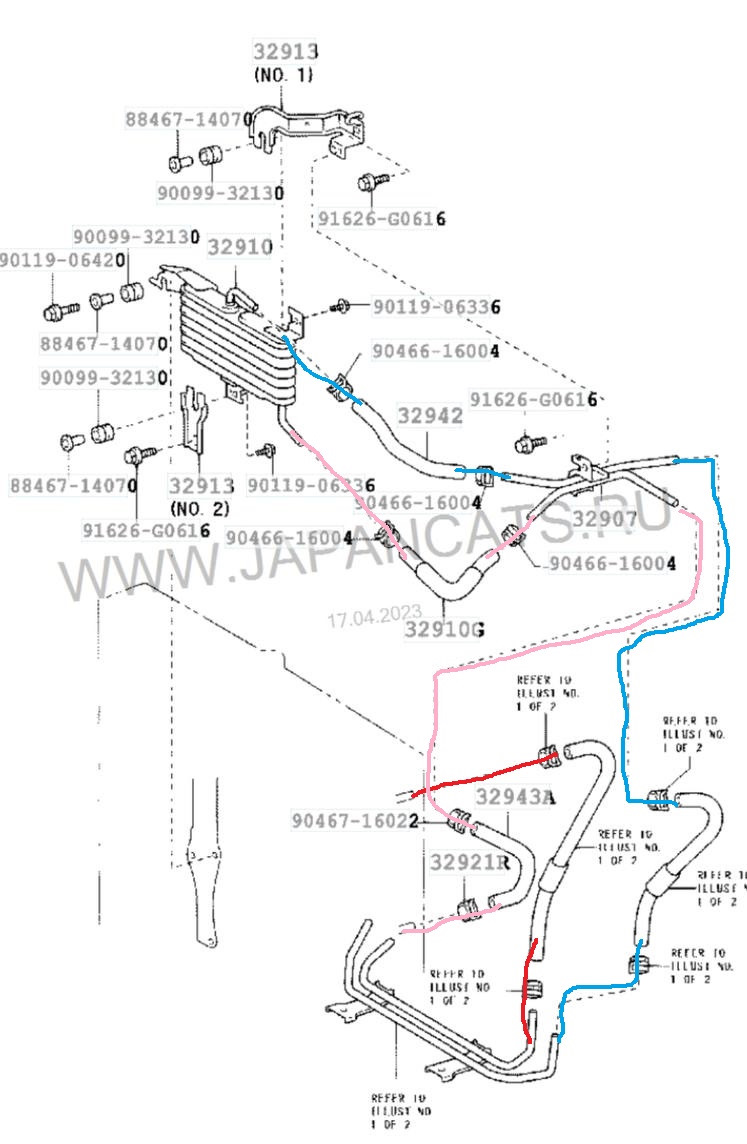 Дополнительный радиатор "HAYDEN-699" на АКПП — Toyota FJ Cruiser, 4 л ...