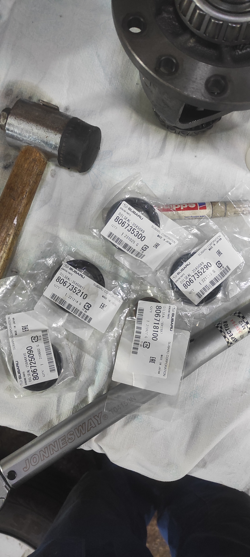 806735290 Сальник привода 34X50X9X15 SUBARU | Запчасти на DRIVE2