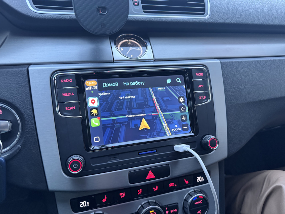 Rcd 440 pro + камера заднего вида — Volkswagen Passat CC, 1,8 л, 2014 ...