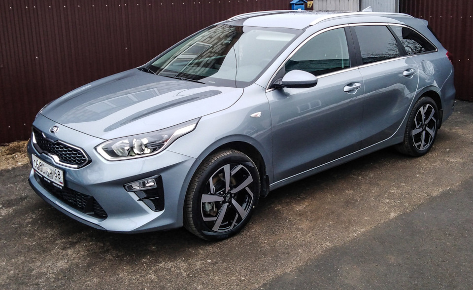 Переобулся в новые тапки R17 — KIA Ceed SW (3G), 1,6 л, 2020 года ...