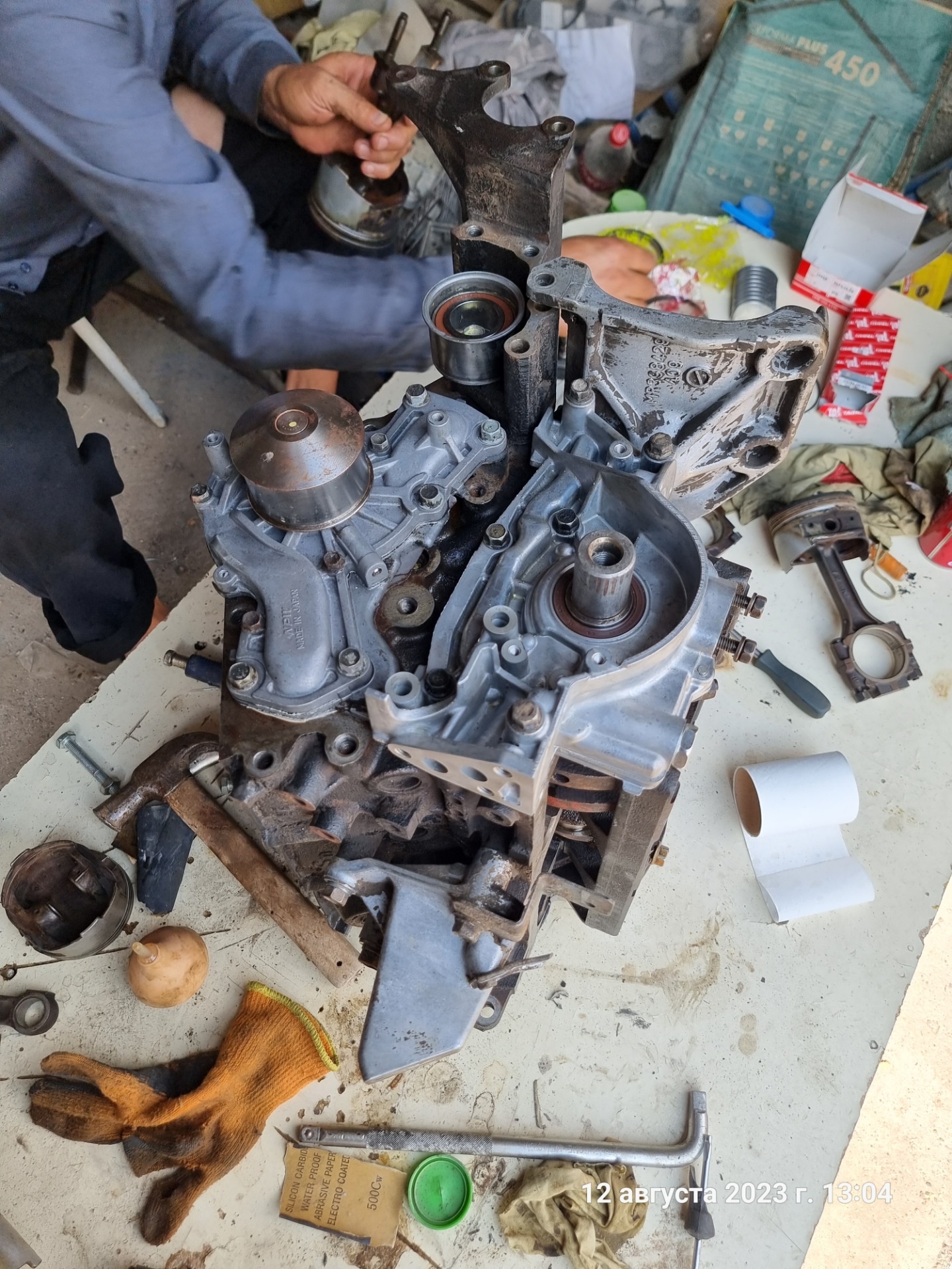 Движок стуканул ч.4 — Mitsubishi Pajero (3G), 3 л, 2002 года | поломка ...