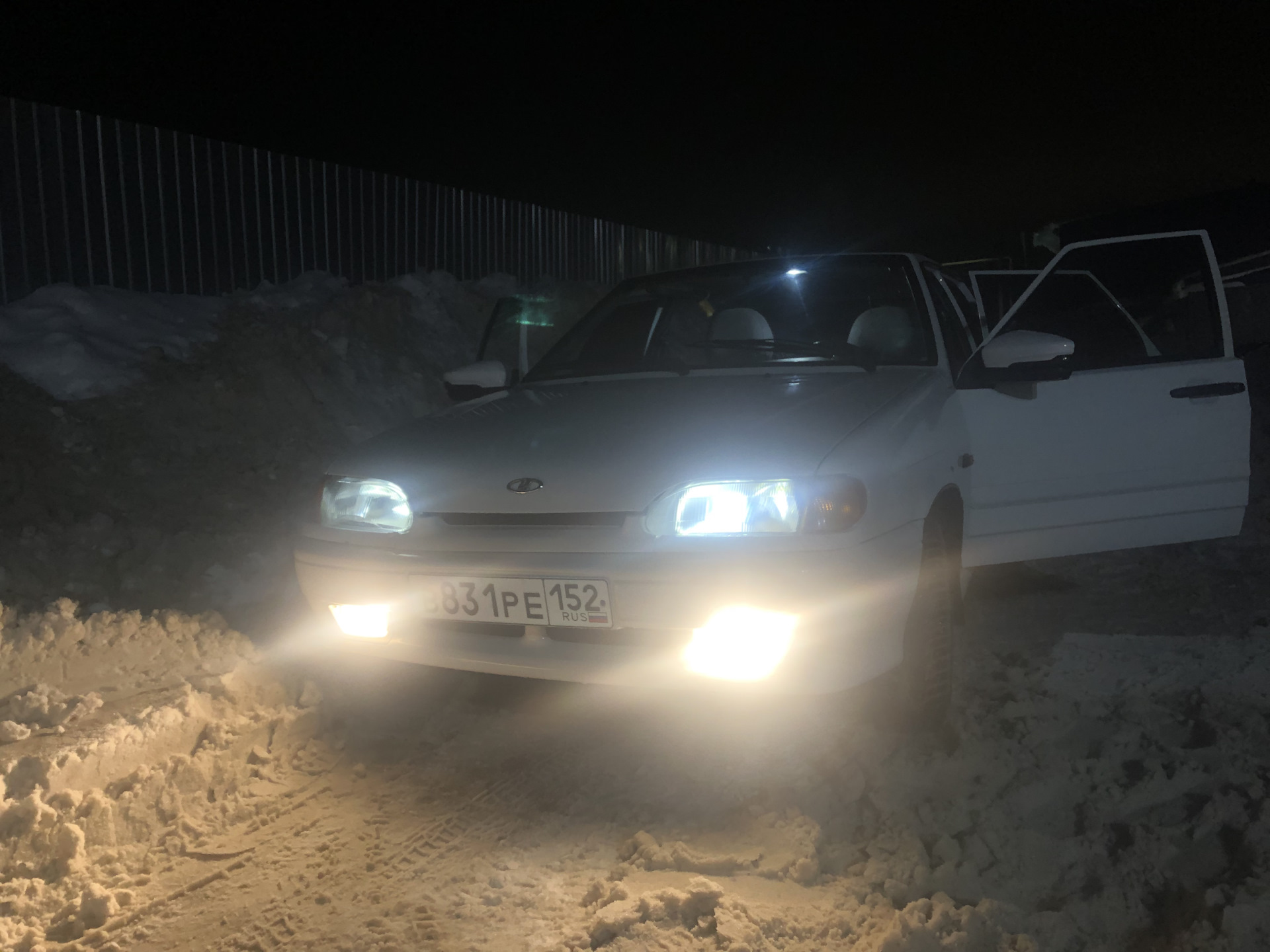 Новый комплект туманок и светодиодные лампочки в приборную панель ...