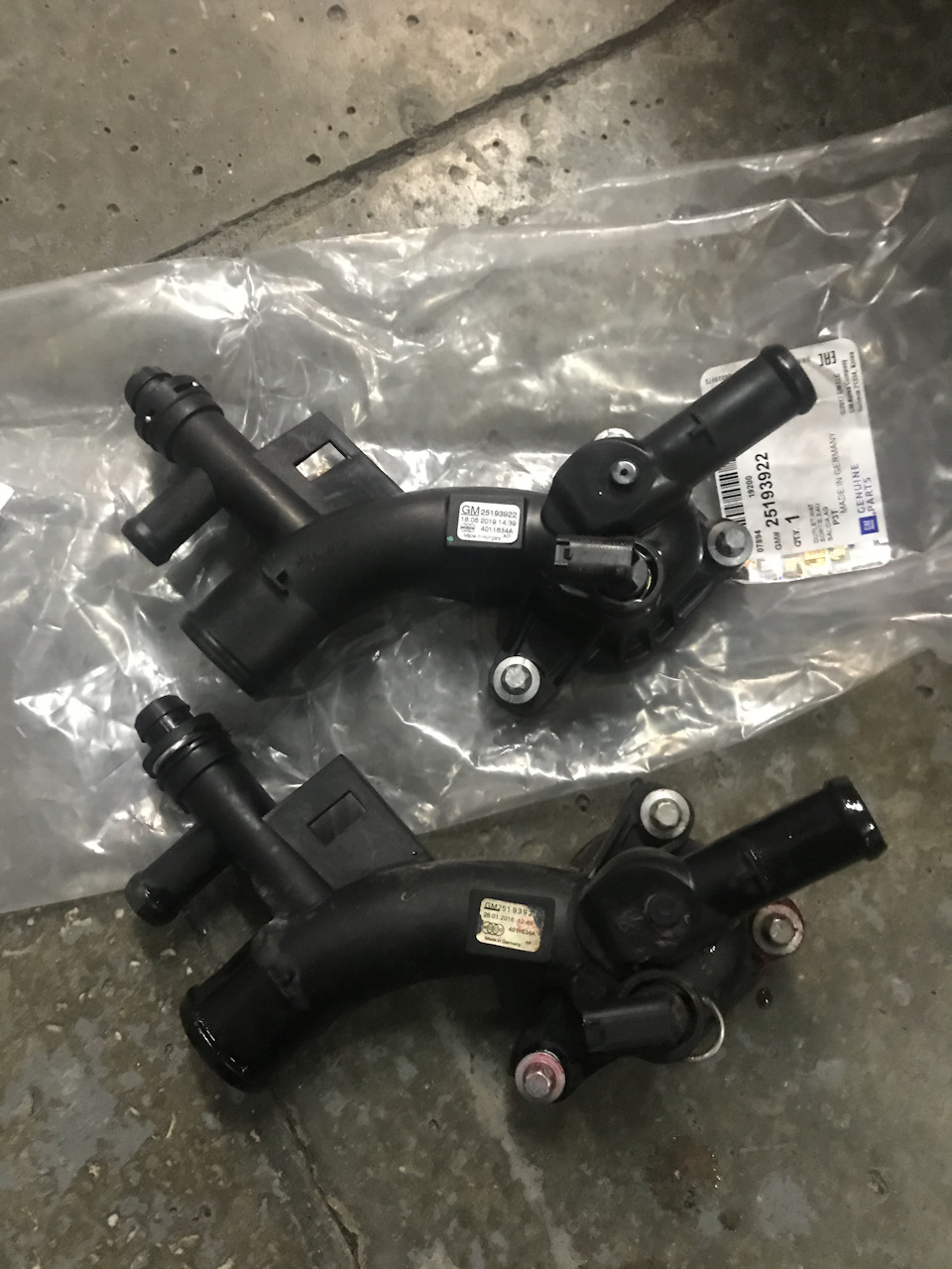 25193922 Фланец охлаждающей жидкости GM | Запчасти на DRIVE2