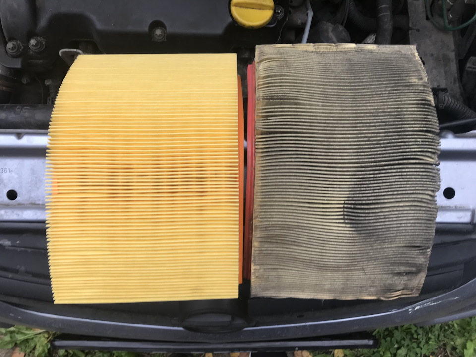 Замена воздушного фильтра — Opel Corsa C, 1,2 л, 2003 года | своими ...