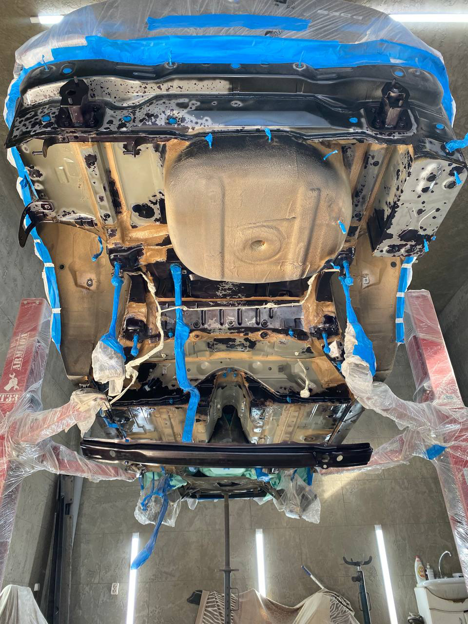 Обработка днища — BMW 5 series (E60), 3 л, 2008 года | просто так | DRIVE2