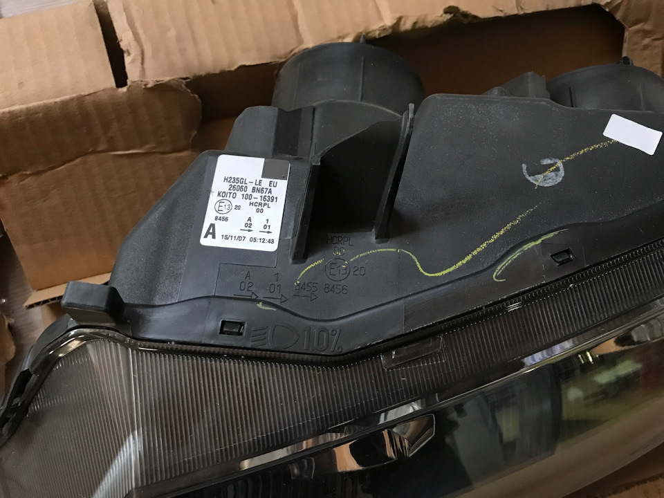 26060BN67A Фара NISSAN INFINITI | Запчасти на DRIVE2