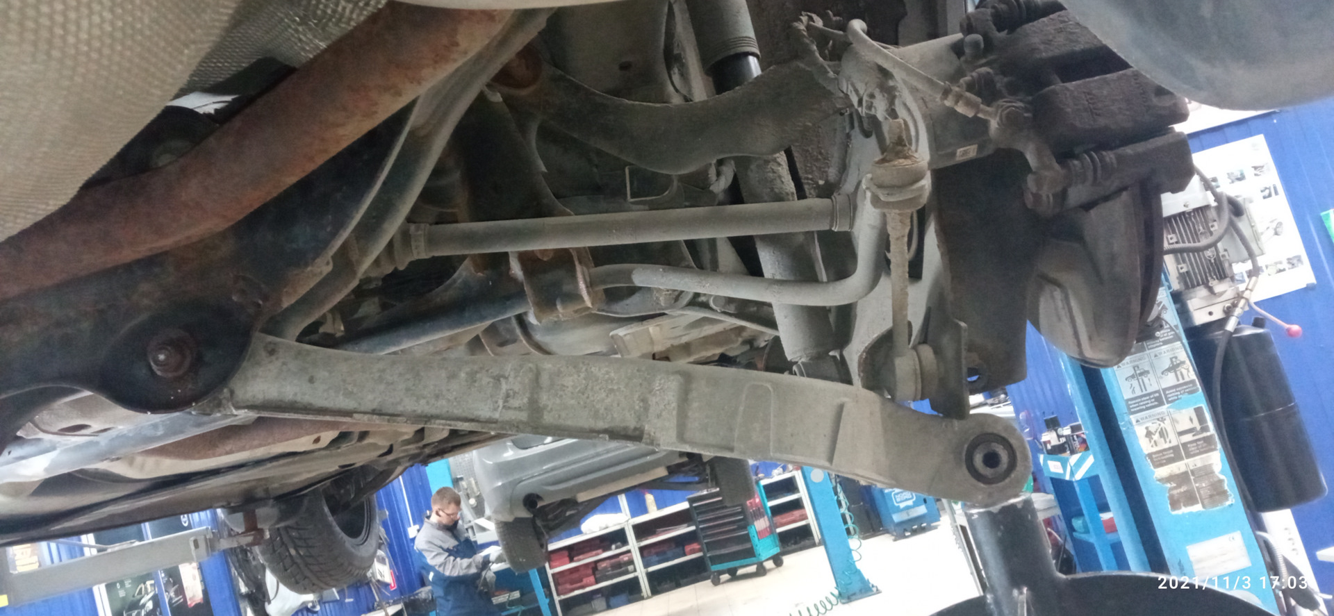 Сход-развал 03.11.2021 — Volvo XC70 III, 2,4 л, 2012 года | визит на ...