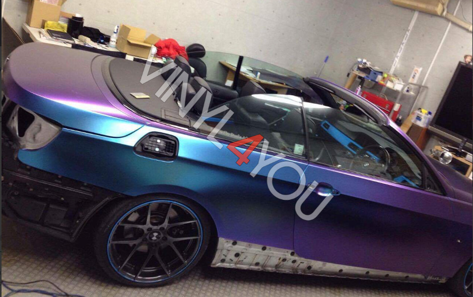 Изменение цвета TeckWrap DS04G Azure Maya Blue — Volkswagen Jetta VI, 1 ...