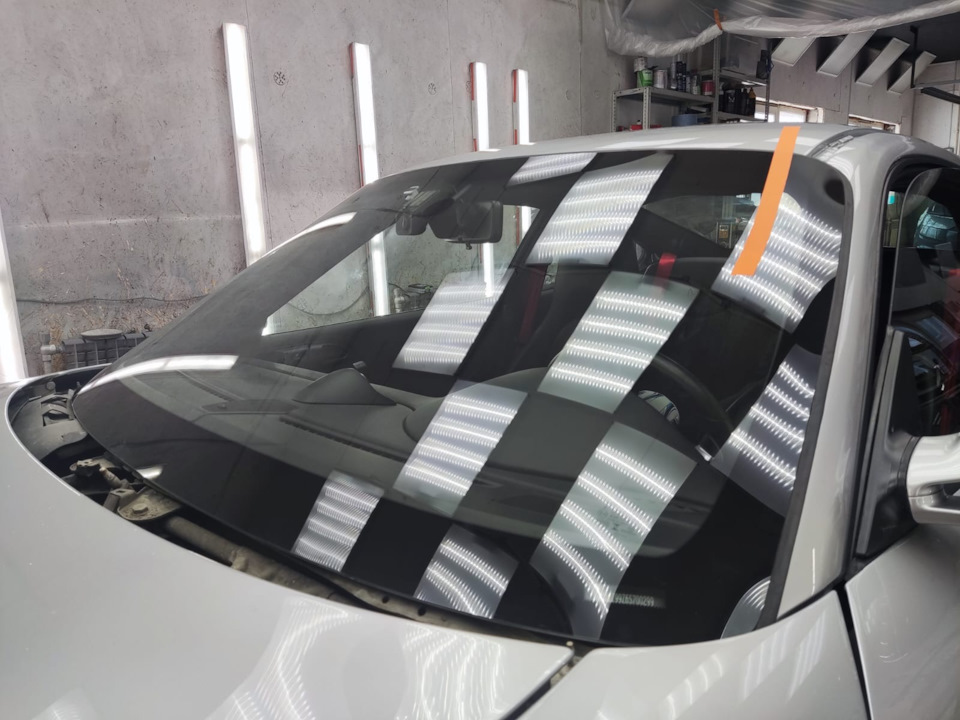 3️⃣4️⃣ Замена лобового стекла — Porsche 911 (997), 3,6 л, 2005 года ...